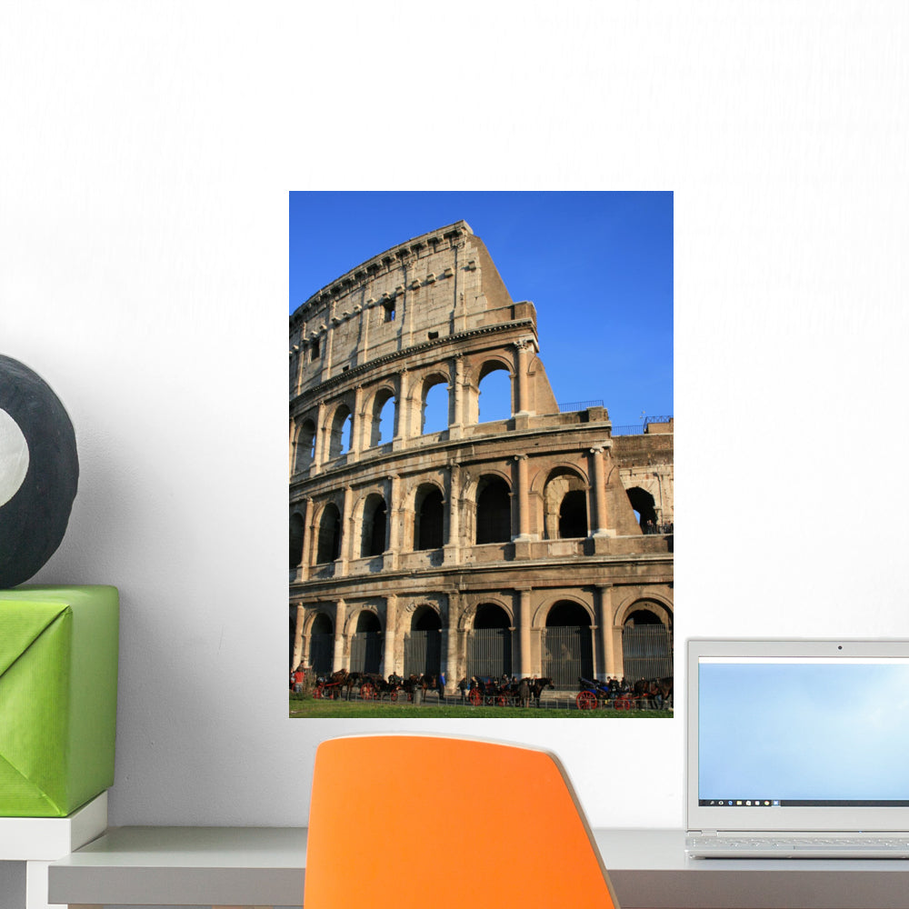 Colosseum Rome Wall Decal - WallMonkeys.com – Wallmonkeys