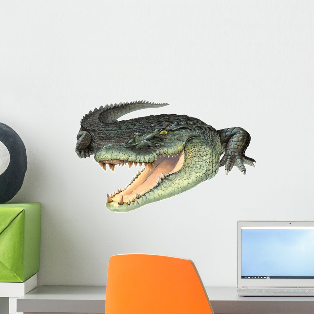 Saltwater Crocodile Wall Decal – Wallmonkeys