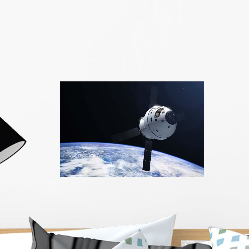 Orion Module Orbit above Wall Decal Design 1 - WallMonkeys.com ...