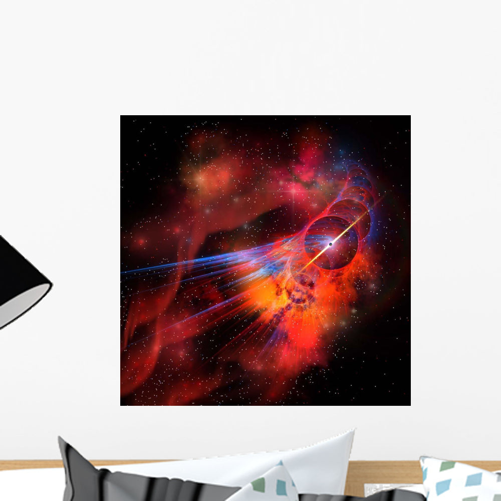 Collection Colorful Nebulae Gases Wall Decal Design 2 - WallMonkeys.com ...