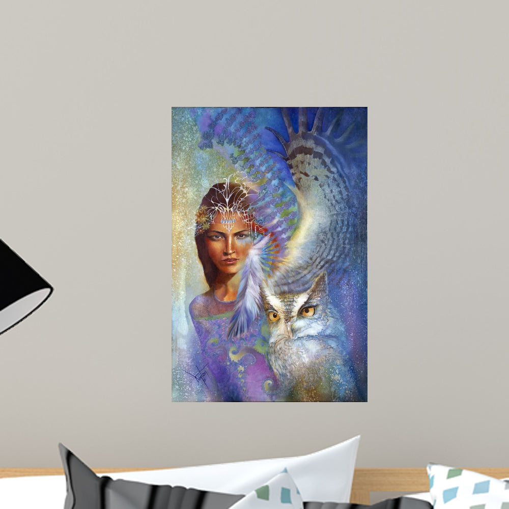 Wings Minerva Wall Decal - WallMonkeys.com – Wallmonkeys