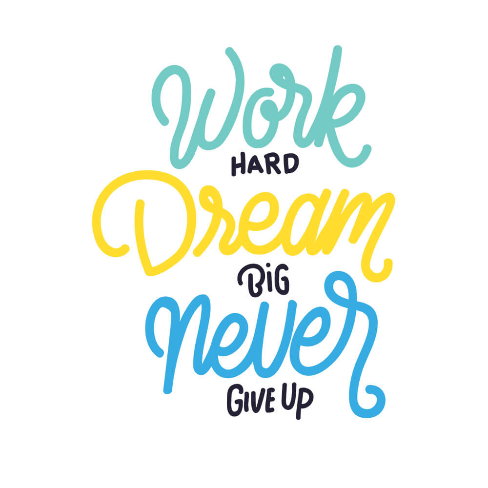 Work Hard Classroom Wall Decal – Wallmonkeys