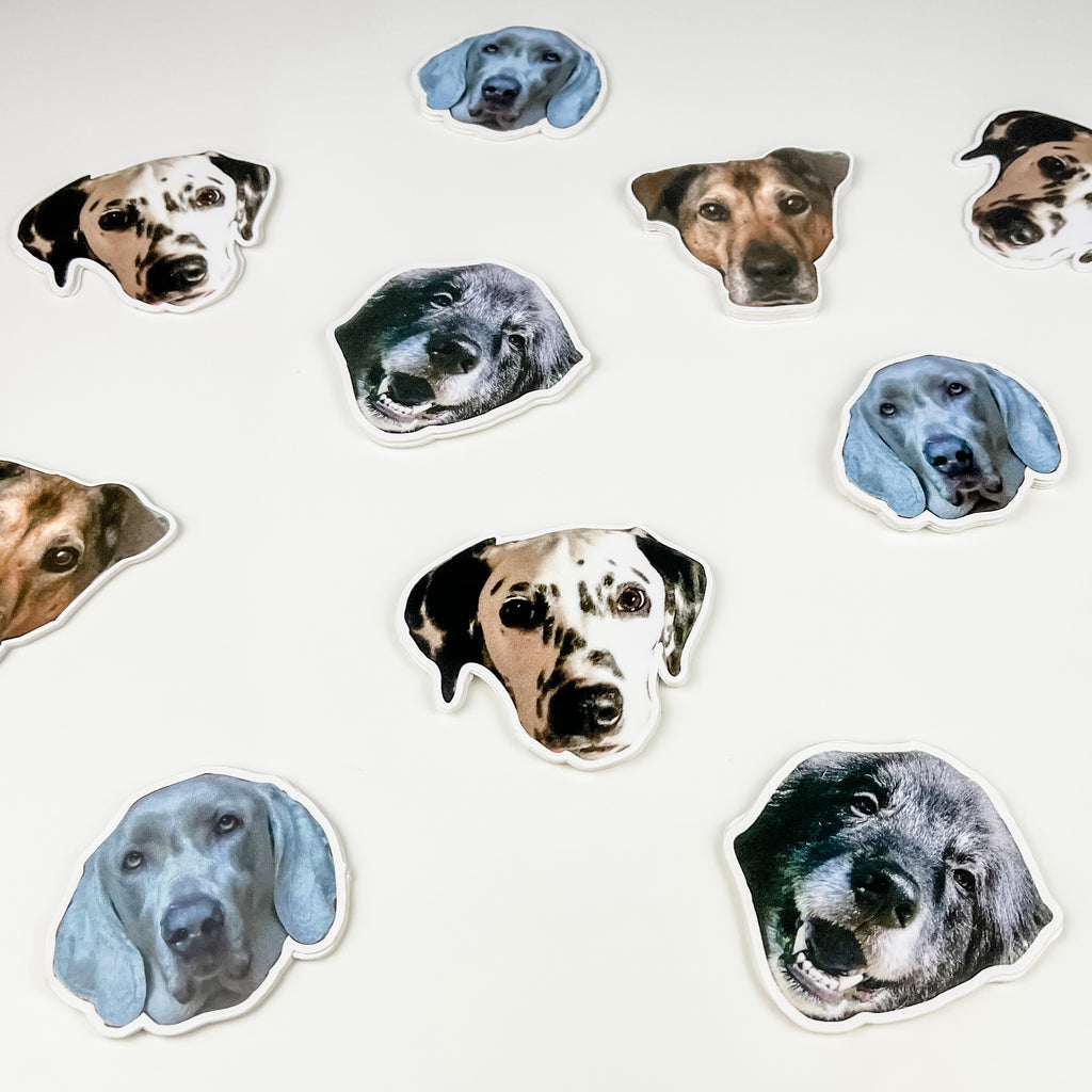 Custom Dog Stickers | Upload Your Photo – Wallmonkeys