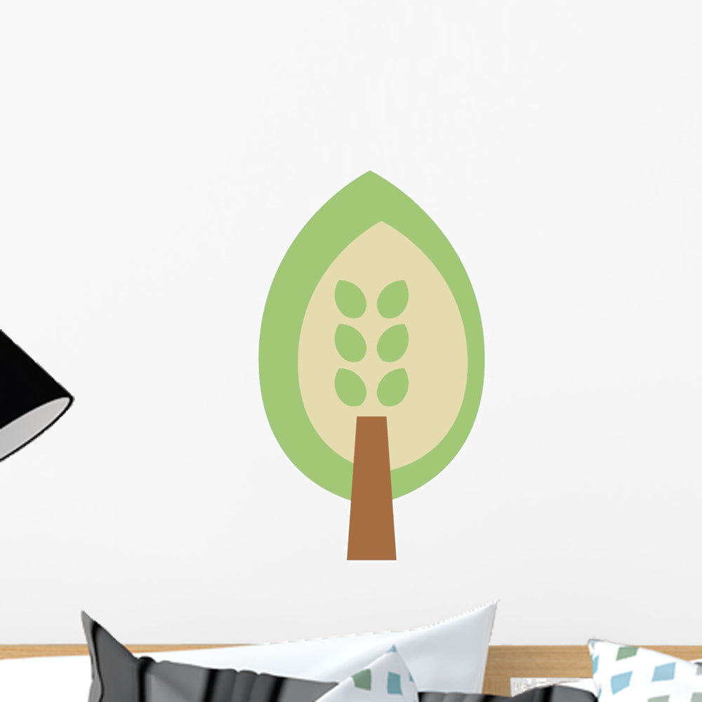 Cute Cartoon Tree Wall Decal – Wallmonkeys