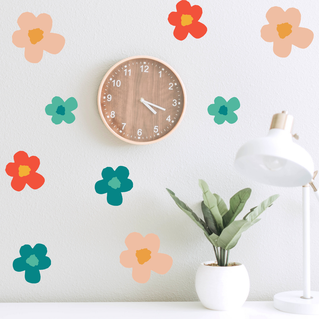 Floral Doodle Wallpaper Sticker Set - WallMonkeys.com – Wallmonkeys