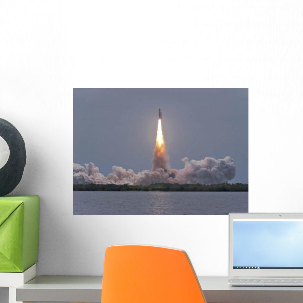 Final Launch Space Shuttle Wall Decal Design 1 - WallMonkeys.com ...