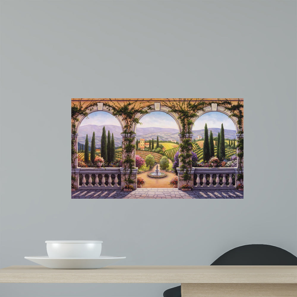 Tuscan Villa Wall Mural – Wallmonkeys