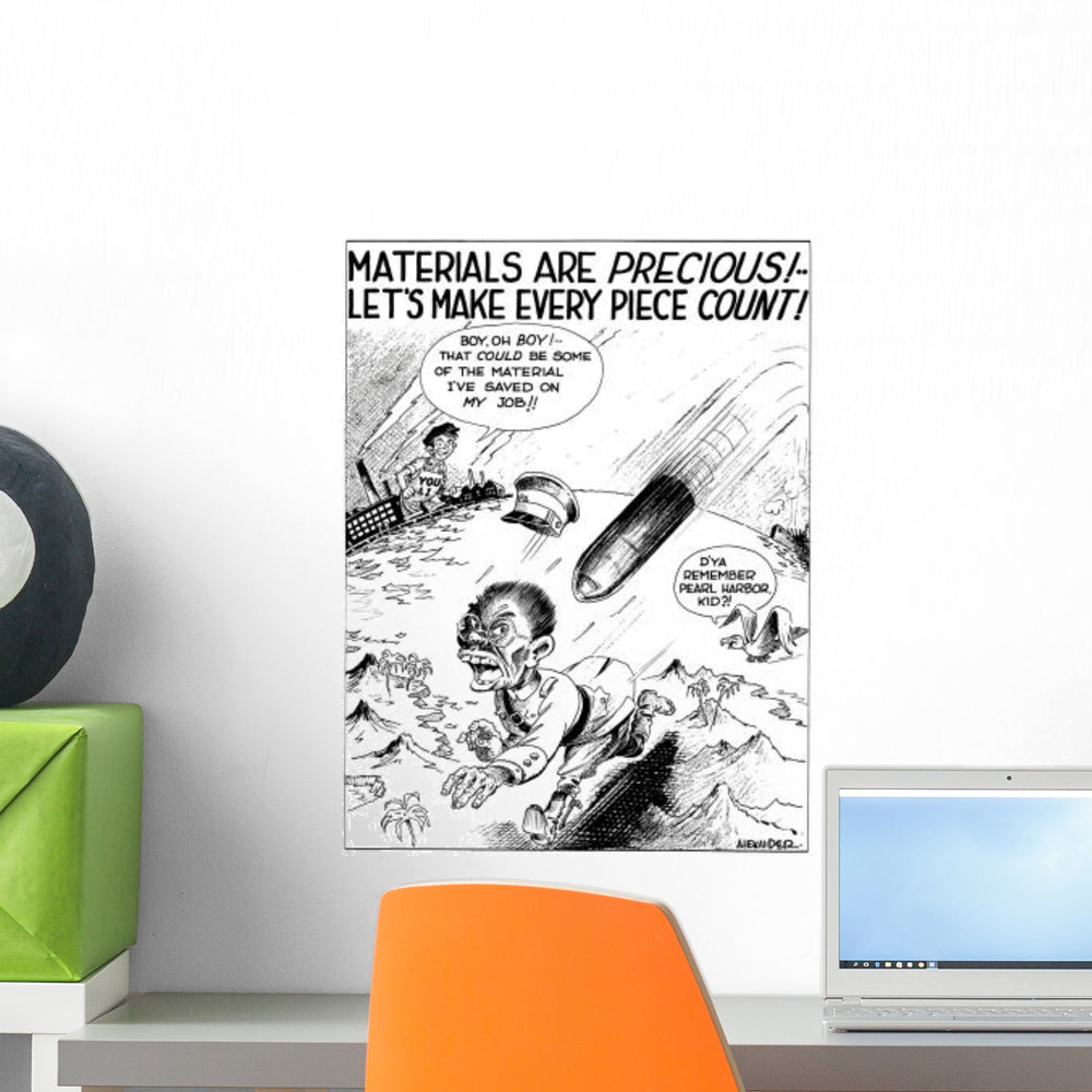 Digitally Restored War Propaganda Wall Decal Design 79 - WallMonkeys ...