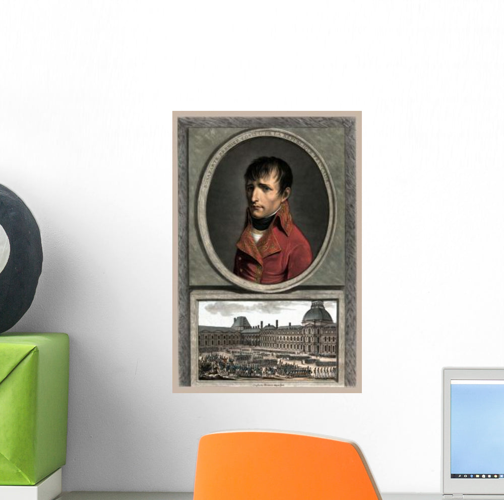 Vintage Military Portrait Napoleon Wall Decal - WallMonkeys.com ...