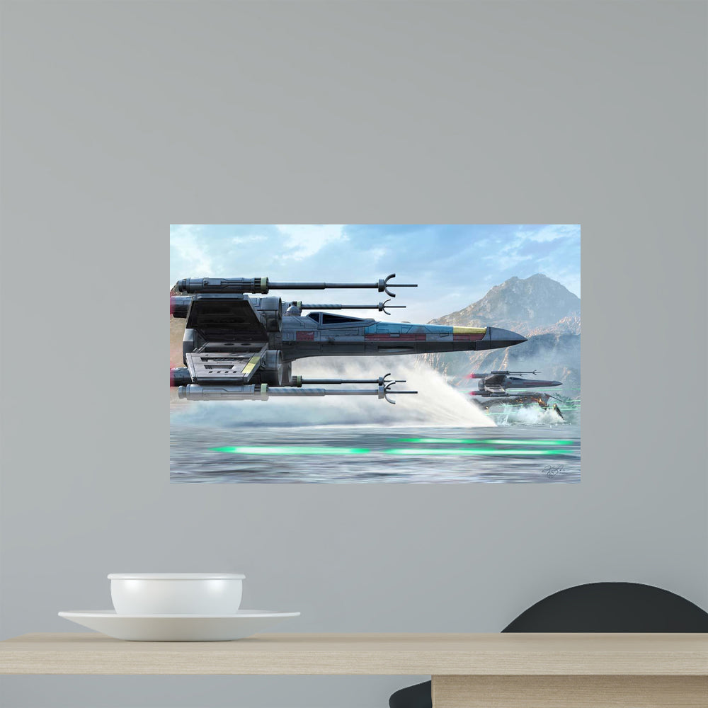 Early X-wing Model Cruising Wall Decal - WallMonkeys.com – Wallmonkeys