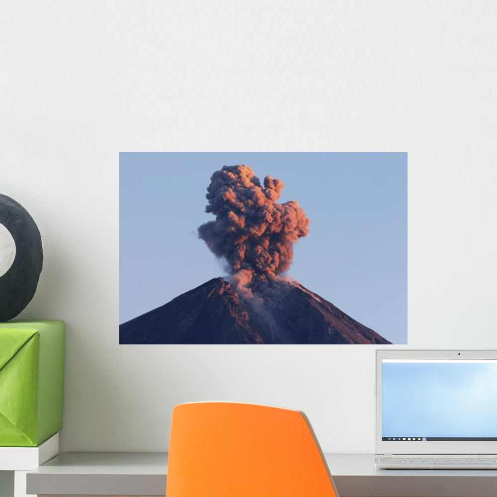 Semeru Eruption Java Island Wall Decal Design 4 - WallMonkeys.com ...