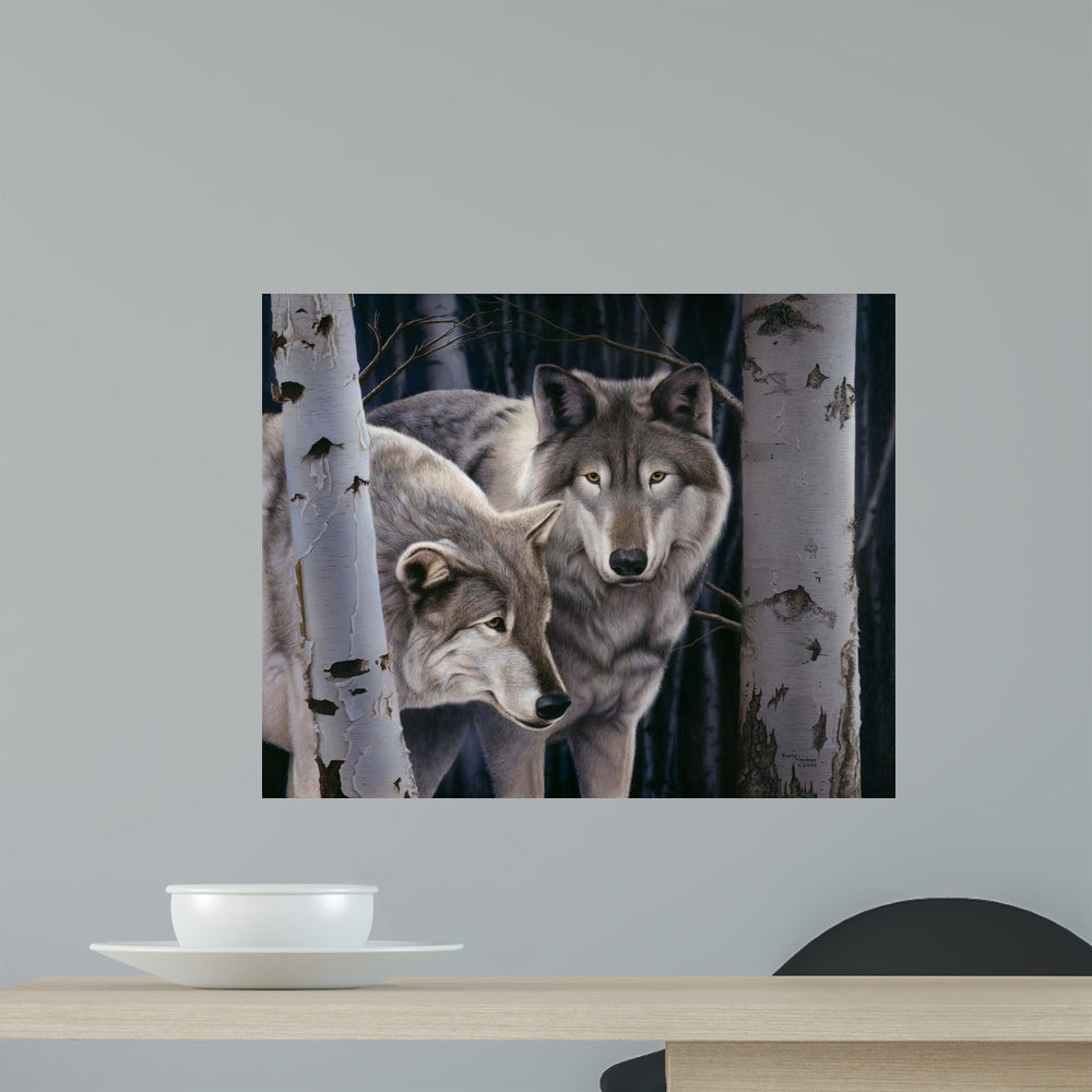 Wolves Wall Decal - WallMonkeys.com – Wallmonkeys