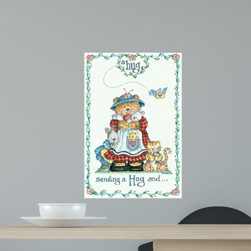 Hug Wall Decal - WallMonkeys.com – Wallmonkeys