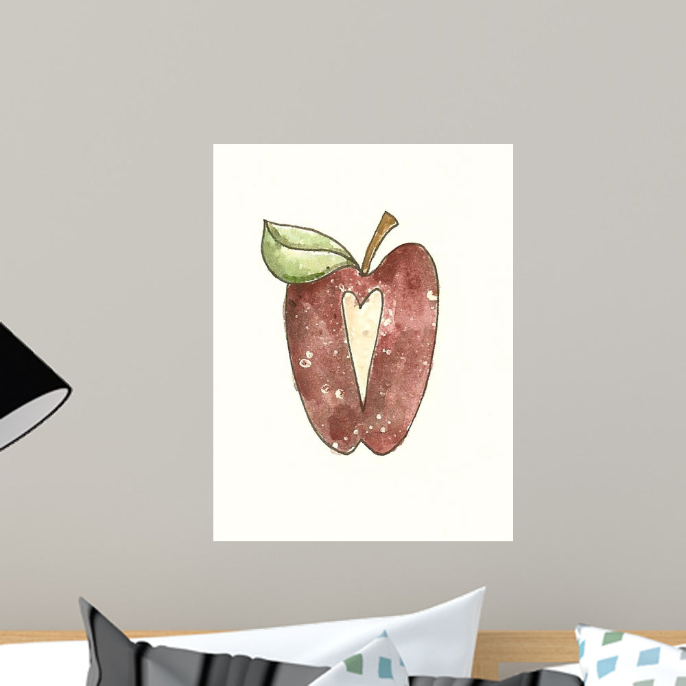 School Apple Wall Decal - WallMonkeys.com – Wallmonkeys