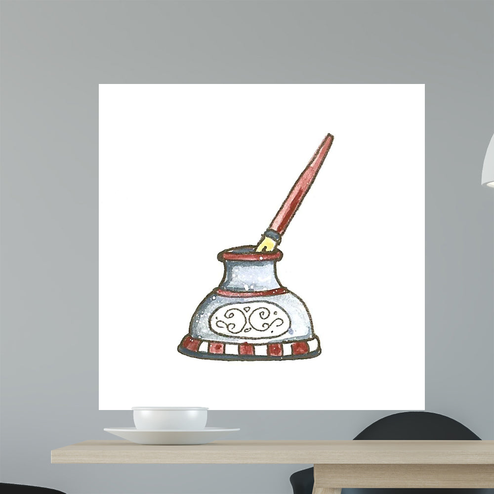 School Inkwell Wall Decal - WallMonkeys.com – Wallmonkeys