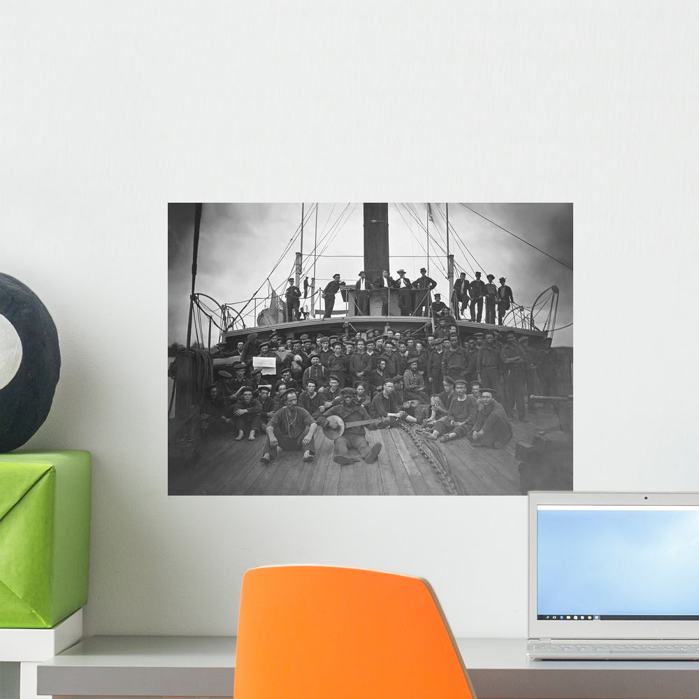 Deck Gunboat Uss Hunchback Wall Decal Design 1 - WallMonkeys.com ...