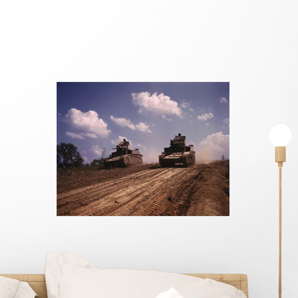 June 1942 M3 Stuart Wall Decal - WallMonkeys.com – Wallmonkeys