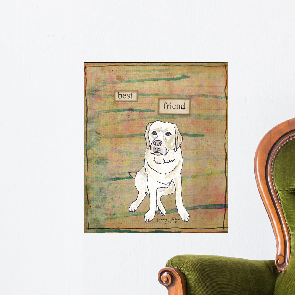 Best Friend Wall Decal Design 1 - WallMonkeys.com – Wallmonkeys