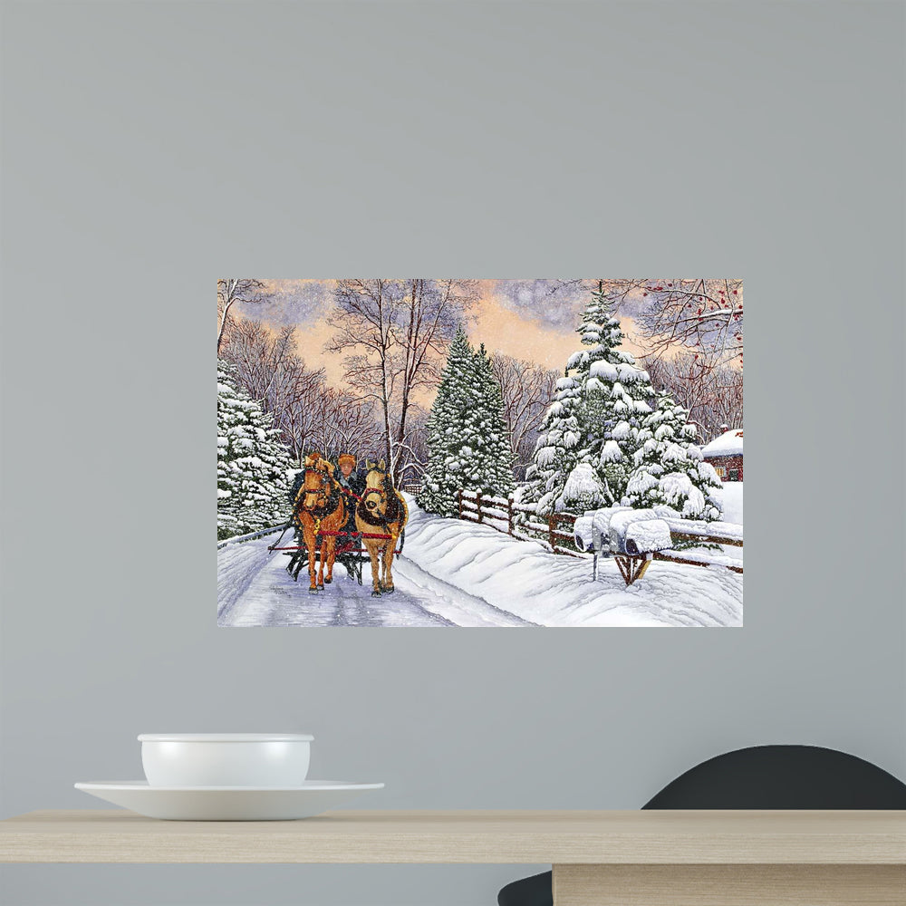 Jingle Bell Ride Wall Decal - WallMonkeys.com – Wallmonkeys