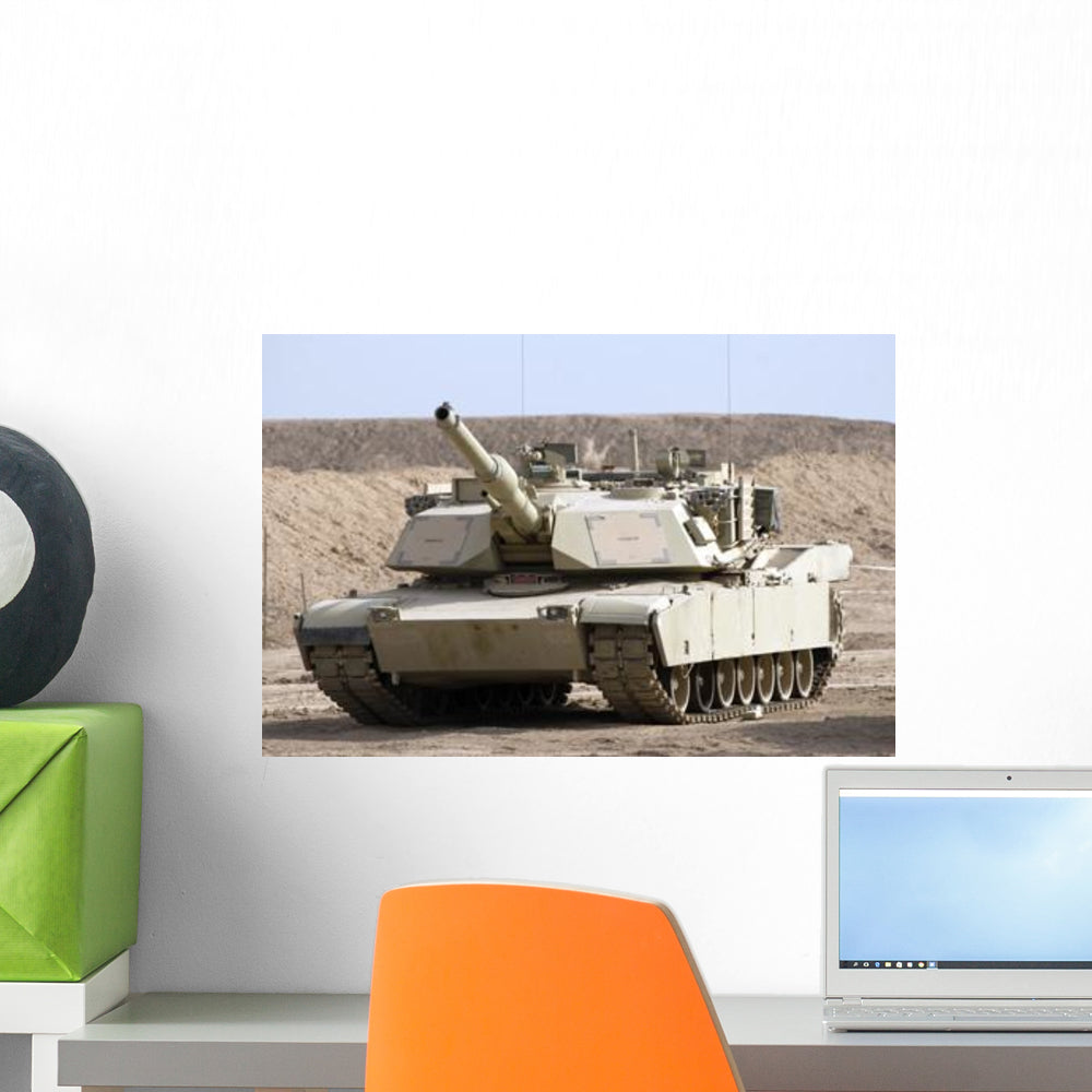 M1 Abrams Tank Camp Wall Decal Design 3 - WallMonkeys.com – Wallmonkeys