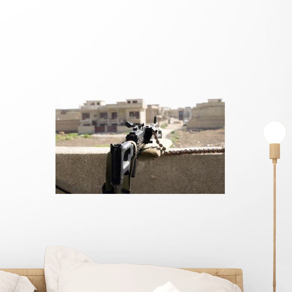 Machine Gun Post Prison Wall Decal - WallMonkeys.com – Wallmonkeys