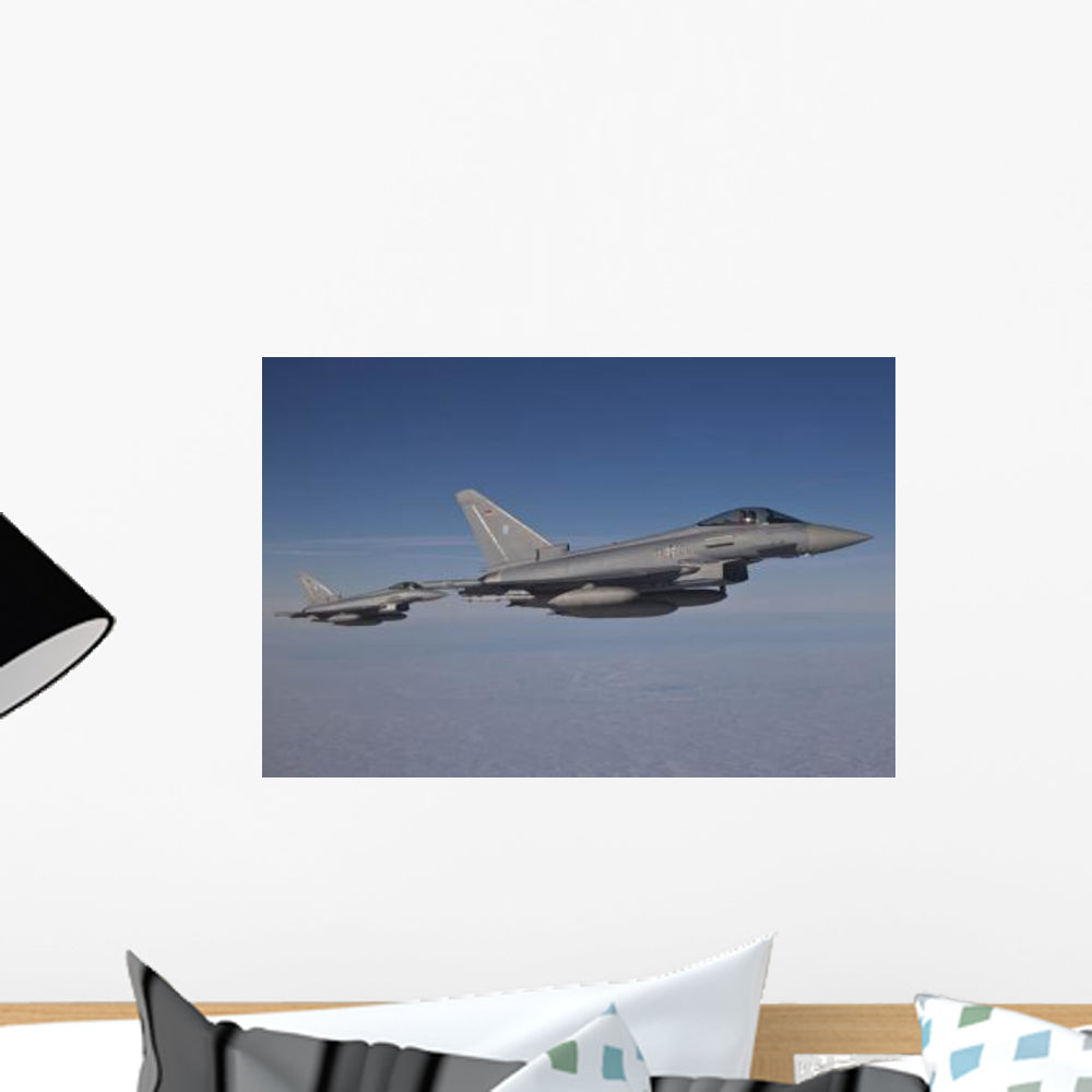 Pair Eurofighter Typhoon Aircraft Wall Decal - WallMonkeys.com ...