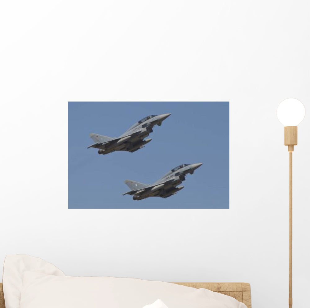Pair Eurofighter Typhoon Aircraft Wall Decal - WallMonkeys.com ...