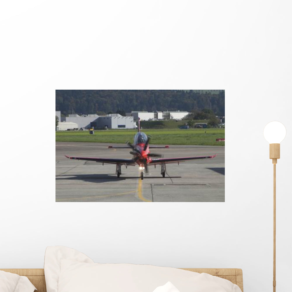 Pilatus Pc-21 Trainer Swiss Wall Decal Design 2 – Wallmonkeys