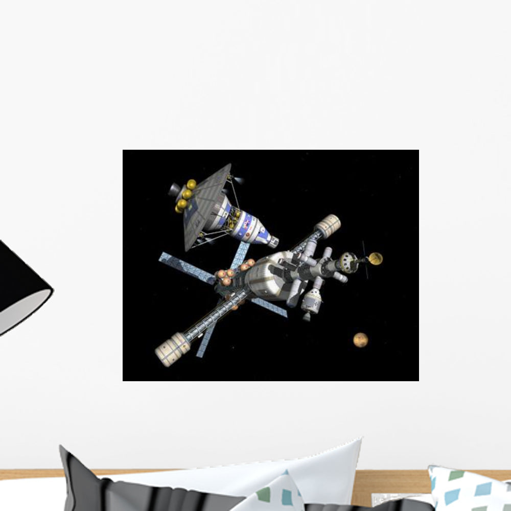 Manned Mars Lander Return Wall Decal - WallMonkeys.com – Wallmonkeys