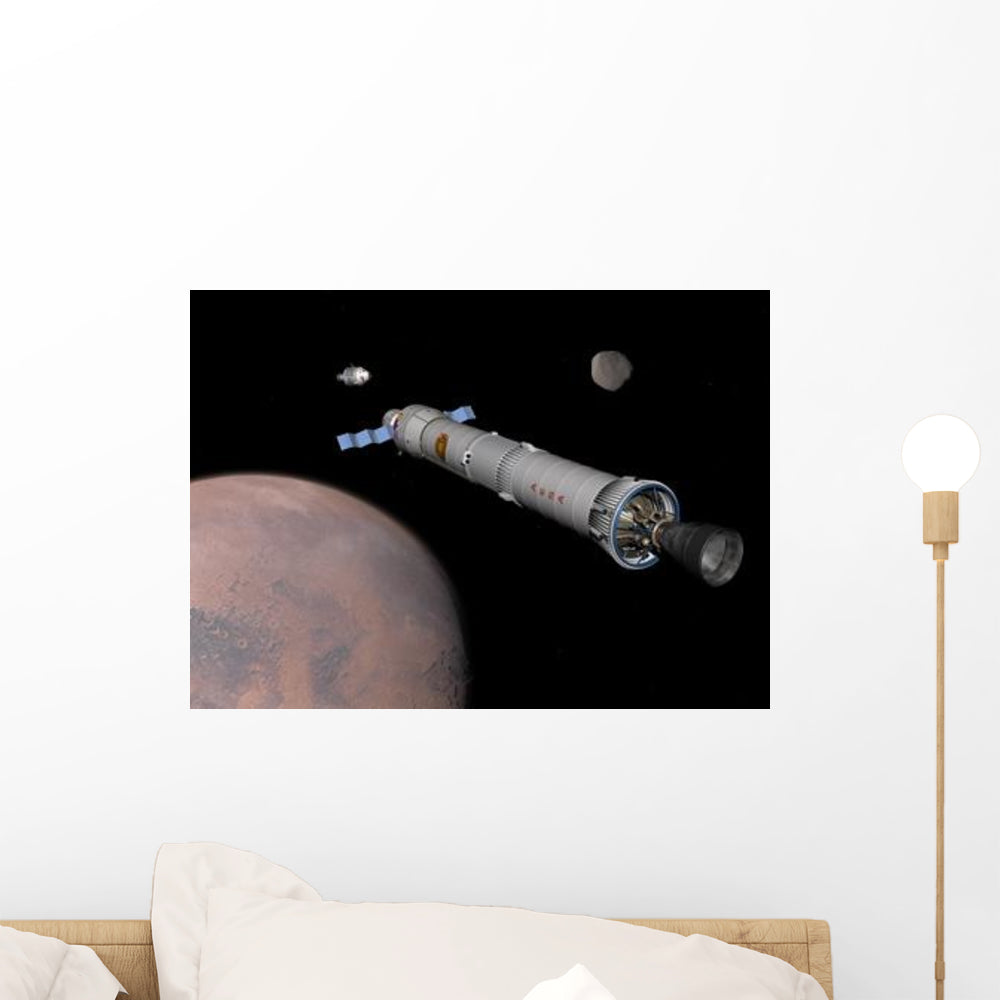 Phobos Mission Rocket Prepares Wall Decal - WallMonkeys.com – Wallmonkeys
