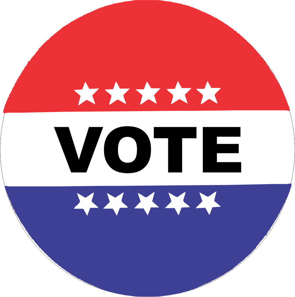 VOTE Round Sticker – Wallmonkeys