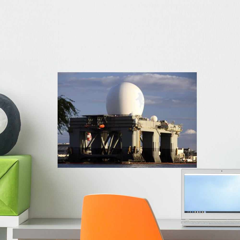 Sea Based X-band Radar Wall Decal Design 3 - WallMonkeys.com – Wallmonkeys