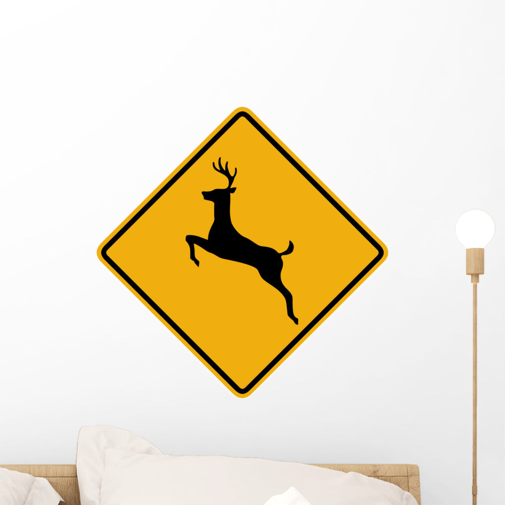 Deer Symbol Sign Wall Decal - WallMonkeys.com – Wallmonkeys