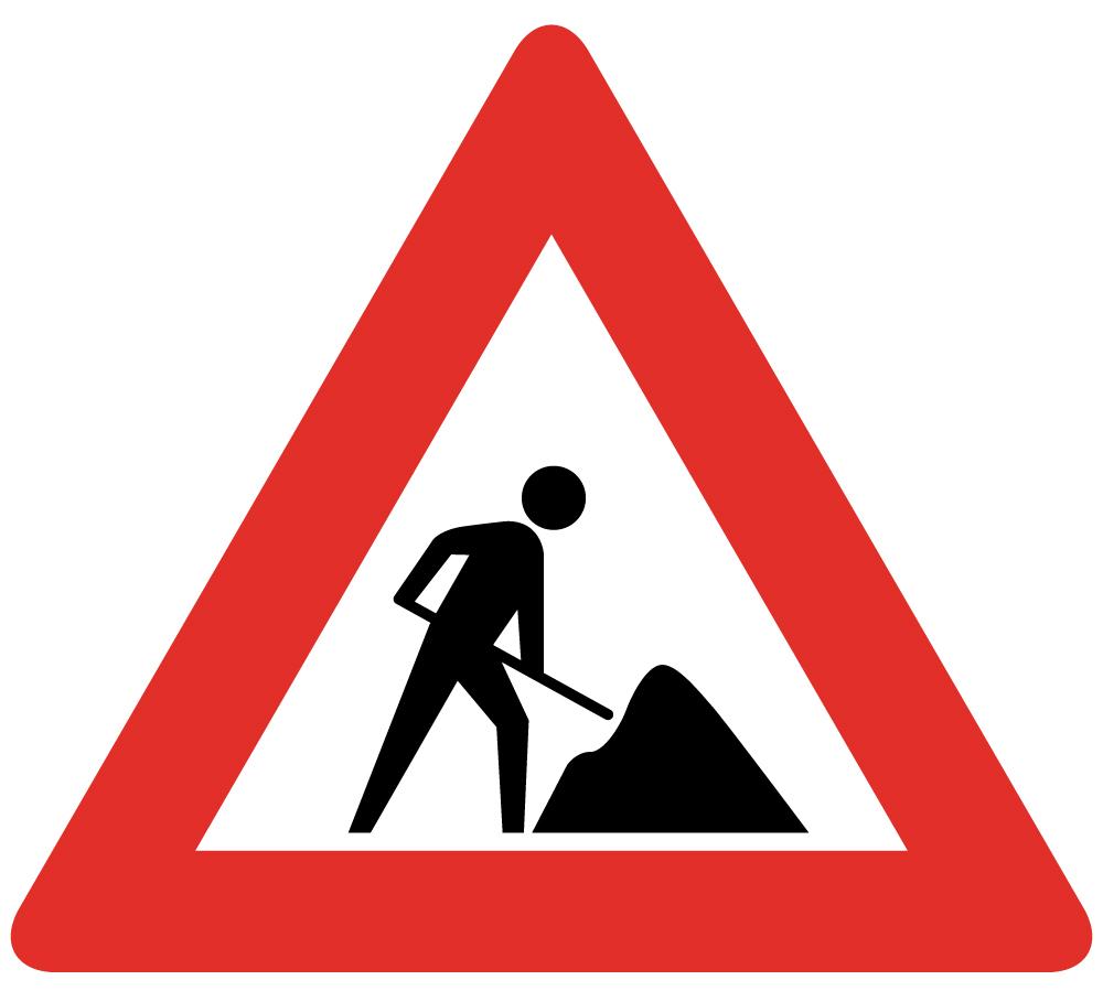 Men Work Sign Wall Decal - WallMonkeys.com – Wallmonkeys