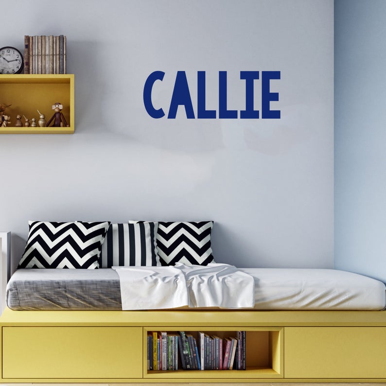 Custom Vinyl Lettering Wall Decal - Letter Decals – Wallmonkeys