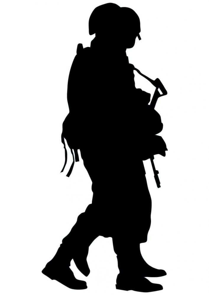 Soldier Silhouette Ww2