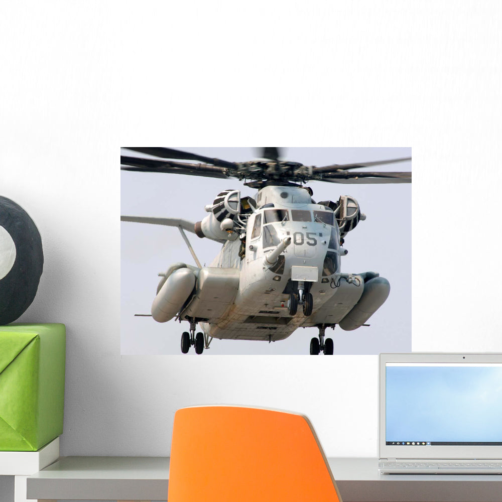 Us Marine Corps Ch-53e Wall Decal Design 3 - WallMonkeys.com – Wallmonkeys