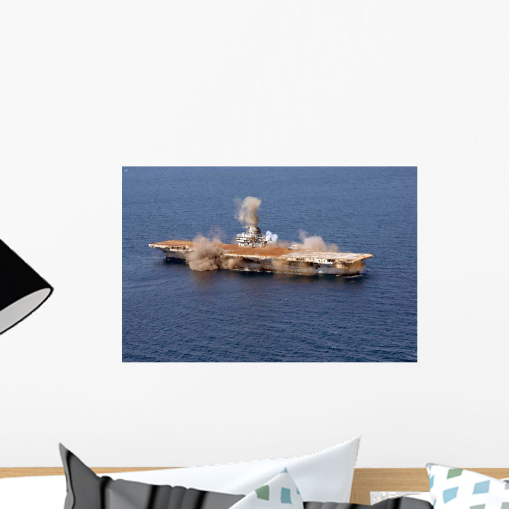 Ex-Oriskany Decommissioned Aircraft Carrier Wall Decal Design 2 ...