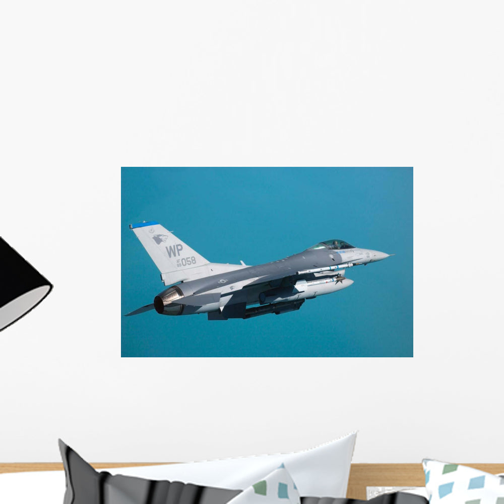 F-16 Fighting Falcon Flight Wall Decal Design 1 - WallMonkeys.com ...
