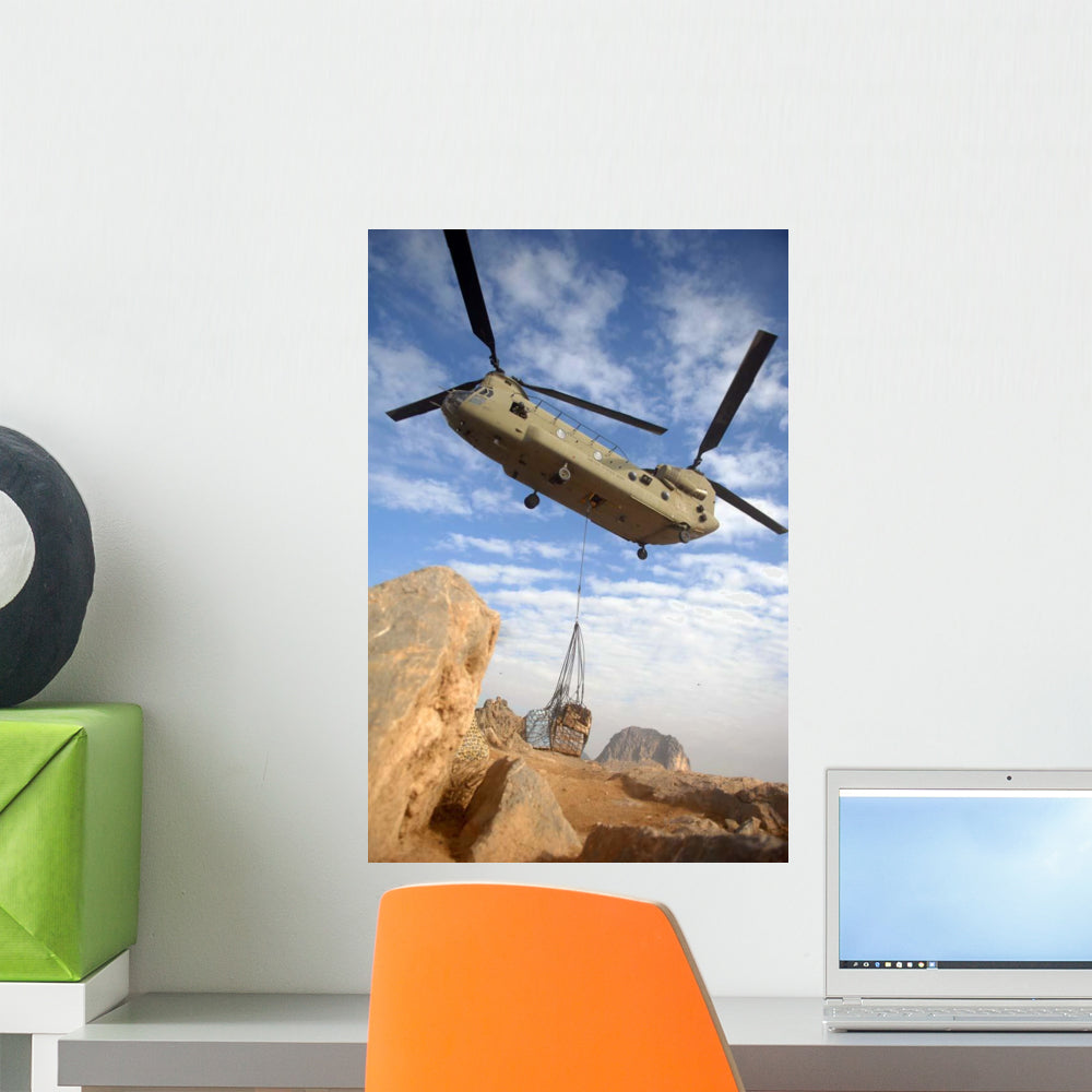 Us Army Ch-47 Chinook Wall Decal Design 1 - WallMonkeys.com – Wallmonkeys