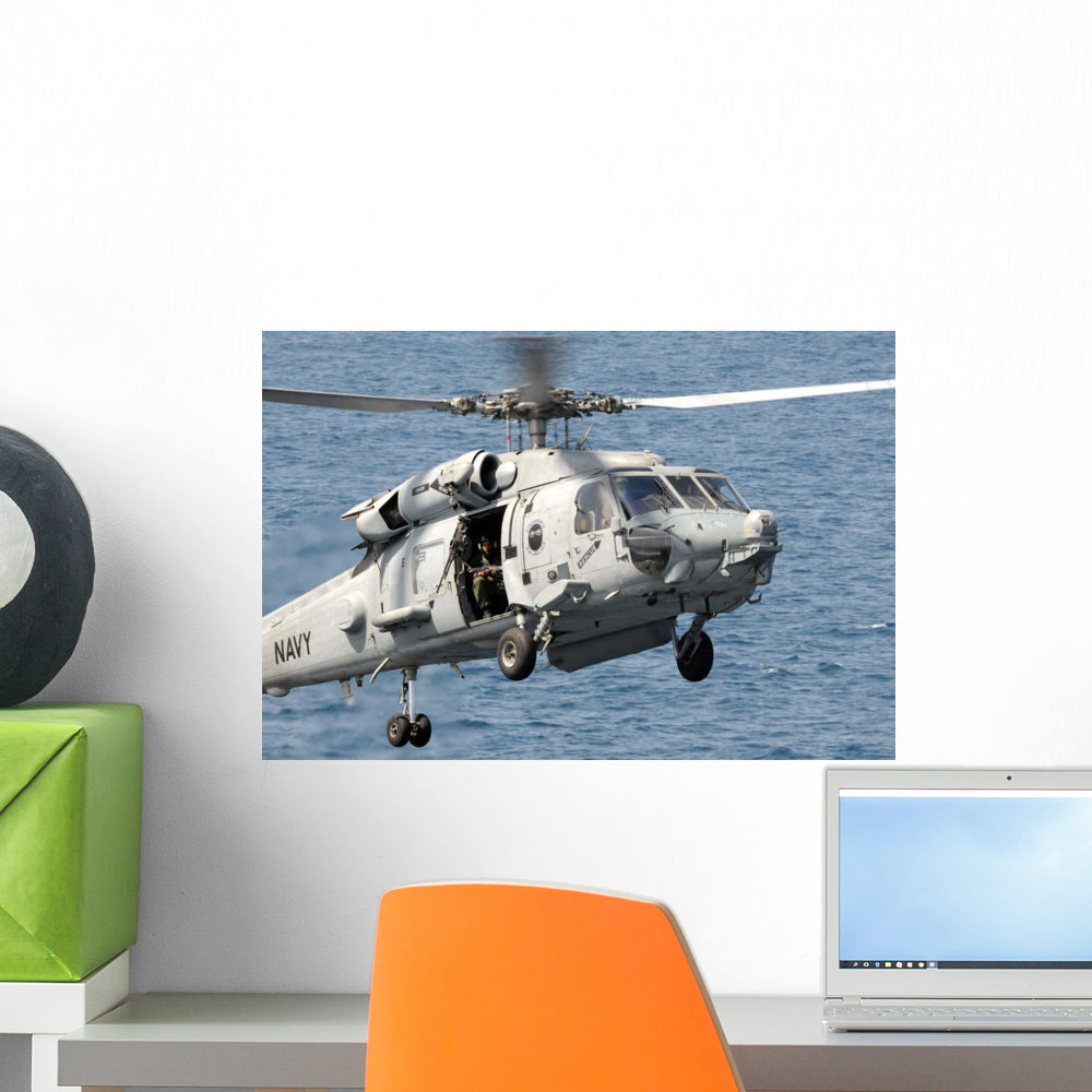 Hh-60h Sea Hawk Helicopter Wall Decal Design 2 - WallMonkeys.com ...