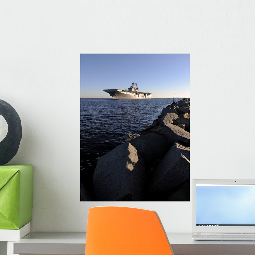 Uss Bataan Arrives Naval Wall Decal Design 2 - WallMonkeys.com ...
