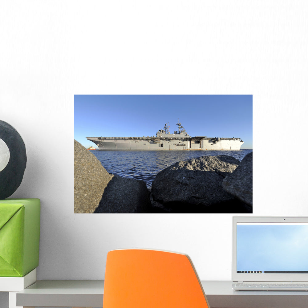 Uss Bataan Arrives Naval Wall Decal Design 1 - WallMonkeys.com ...