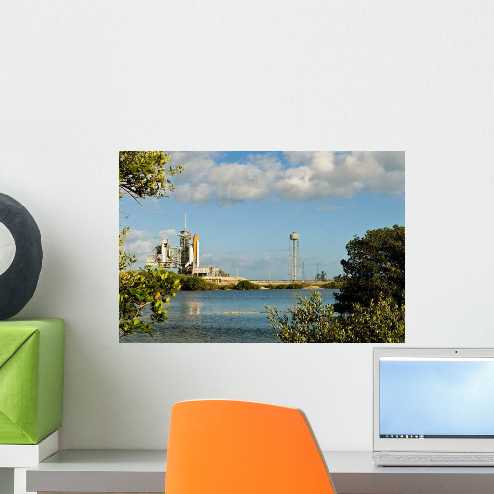 Space Shuttle Atlantis and Wall Decal Design 3 - WallMonkeys.com ...