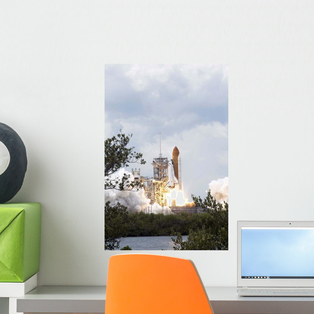 Space Shuttle Atlantis Lifts Wall Decal Design 43 - WallMonkeys.com ...