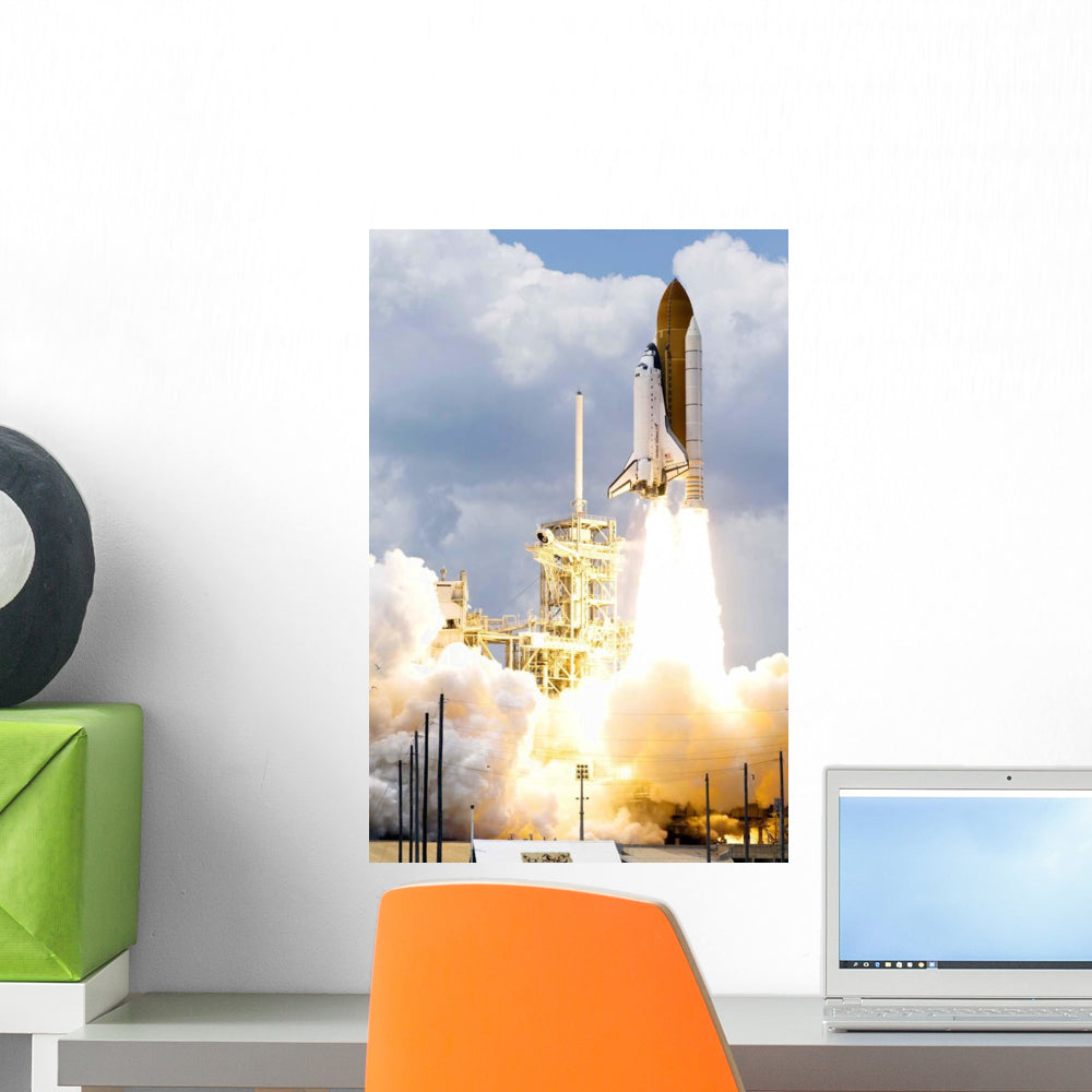 Space Shuttle Atlantis Lifts Wall Decal Design 37 - WallMonkeys.com ...