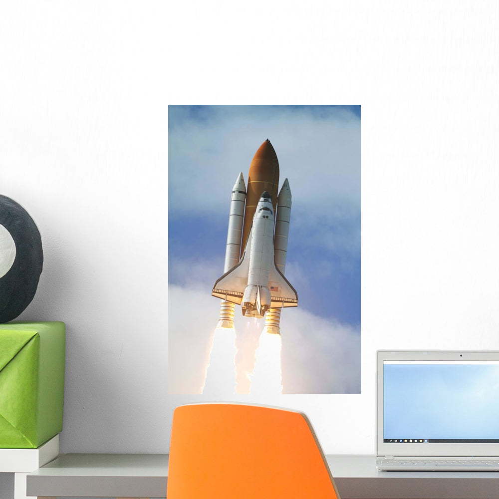 Space Shuttle Atlantis Lifts Wall Decal Design 8 - WallMonkeys.com ...