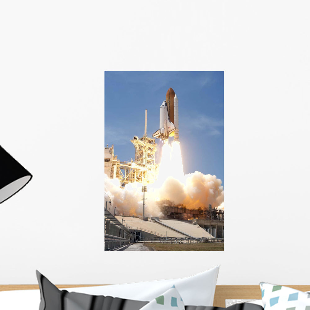 Space Shuttle Atlantis' Twin Wall Decal Design 2 - WallMonkeys.com ...