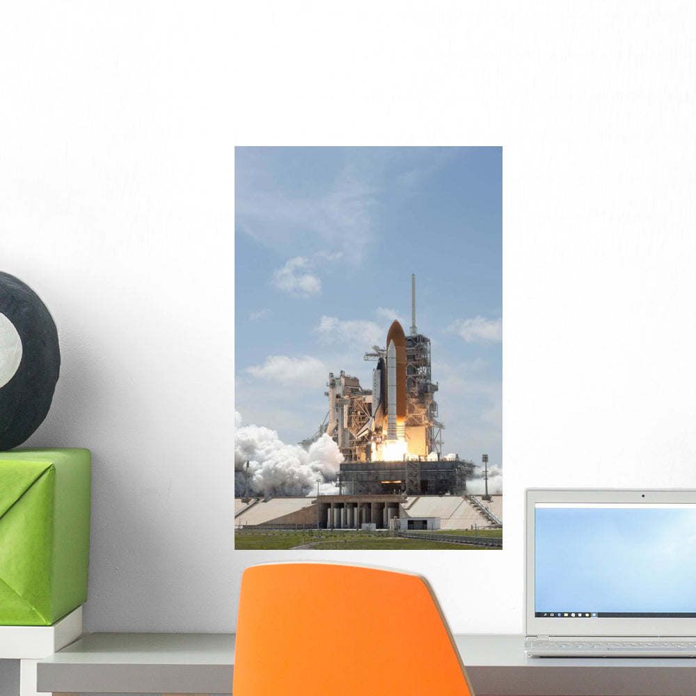 Space Shuttle Atlantis Lifts Wall Decal Design 7 - WallMonkeys.com ...