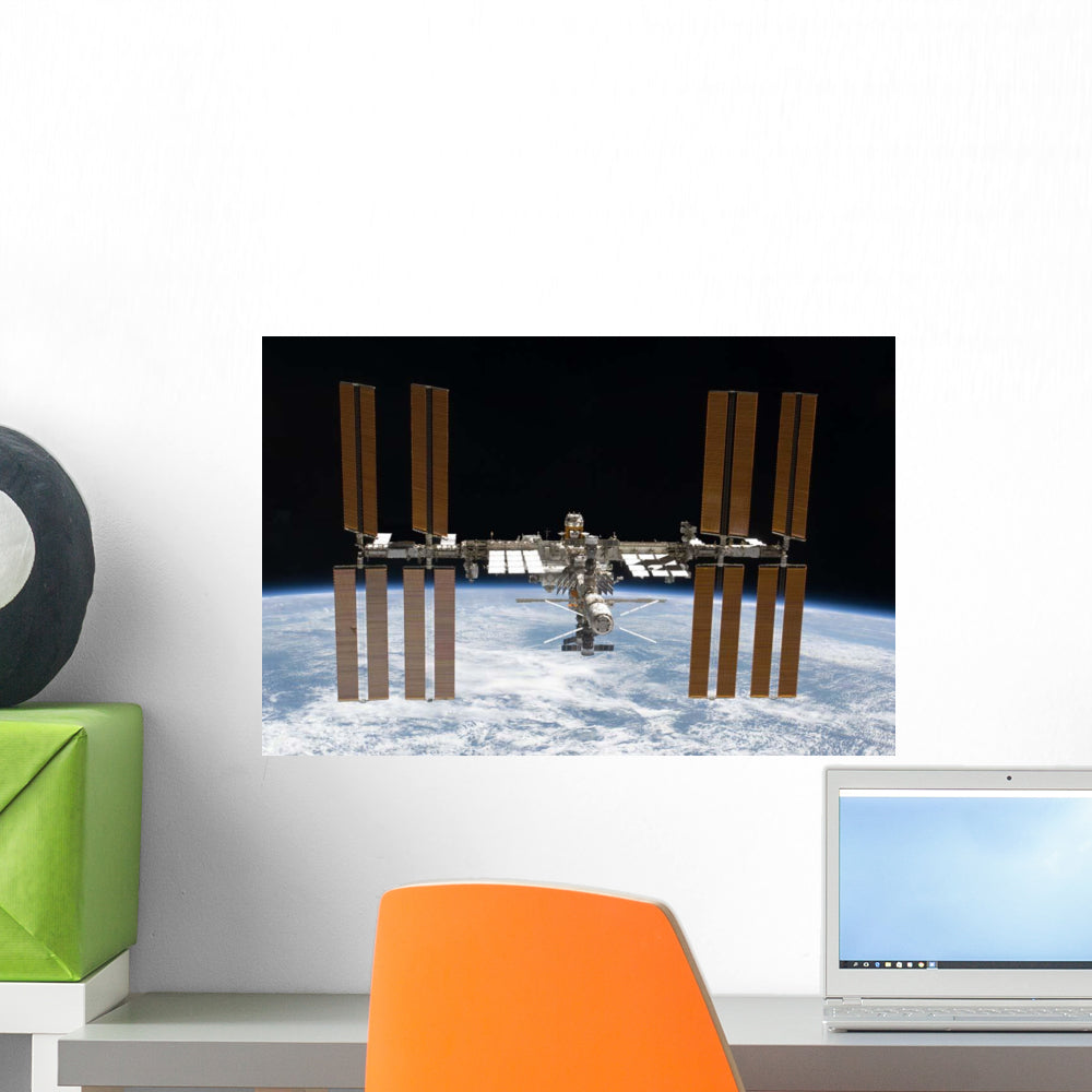 International Space Station Orbit Wall Decal Design 2 - WallMonkeys.com ...